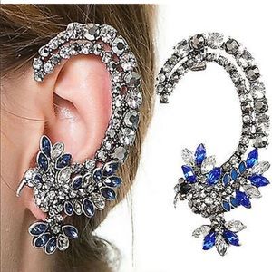 Jewelry | Nwt Beautiful Rhinestone Bird Ear Cuff Earring | Poshmark